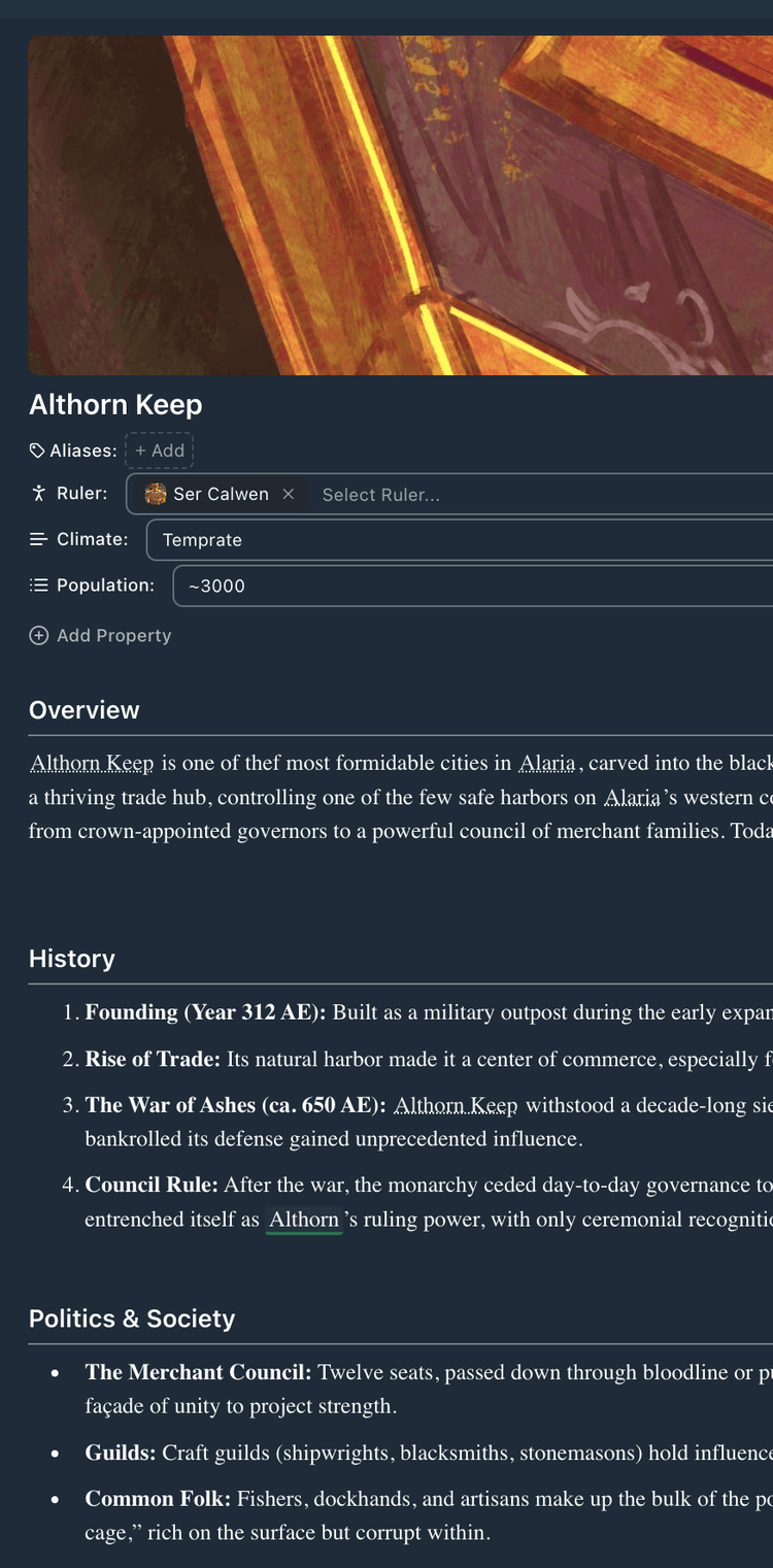 vvd - toolkit for worldbuilders